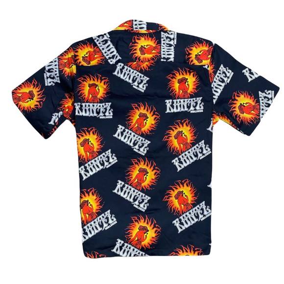 RUNTZ | Shirts | New Runtz Mens Worldwide Logo Buttonup Shirt In Multi ...